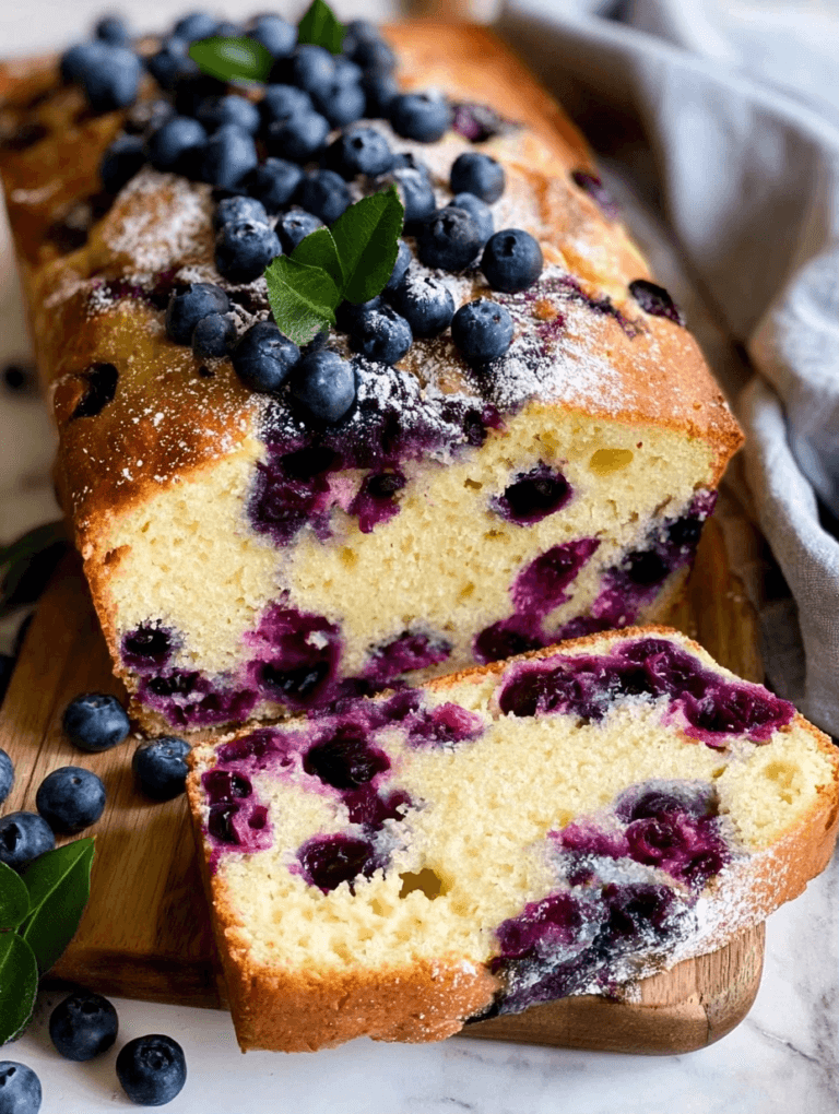 Best Blueberry Bread Recipe for Flavorful Comfort